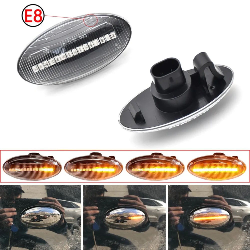 Dynamic LED Turn Signal Light Side Marker Lamp for Suzuki Swift MZ EZ ...