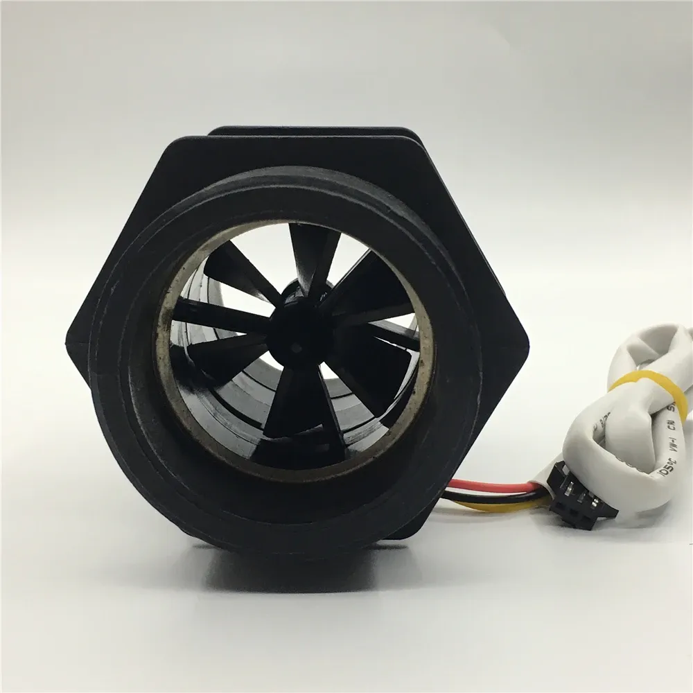 5-24 Vdc Plastic Hall Effect Turbine Water Flow Meter with NPN Pulse ...