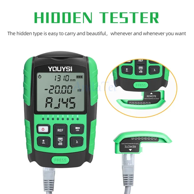 YYSI Pro'sKit Mini 4-in-1 power optical meter and Fiber Tester for FTTH ...