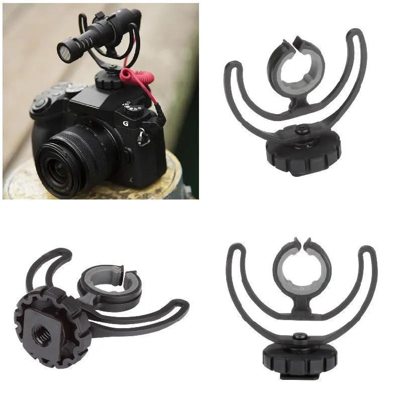 Professional Camera Hot Shoe Shock Mount with Rycote Lyre for Rode ...