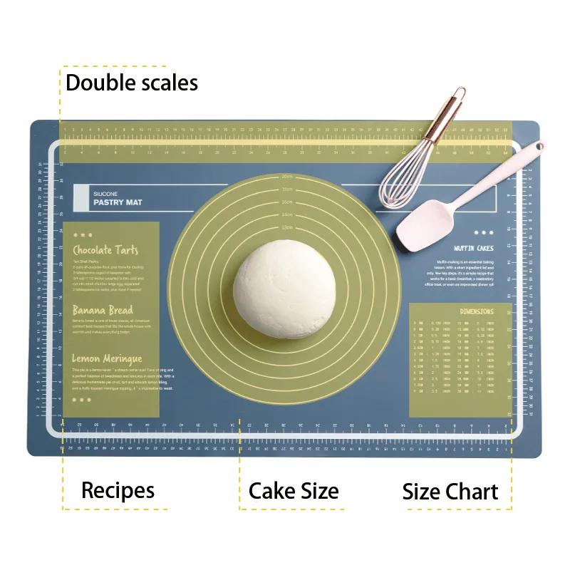 DHgate.com:Silicone Baking Set: 3-Piece Non-Stick Pastry Mat, Rolling ...