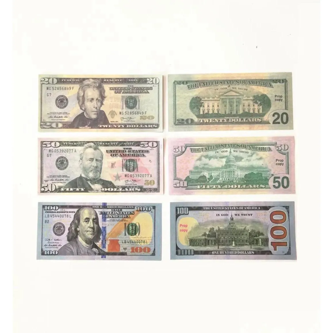 Movie Prop Banknote All Set Printed Fake UK Pounds With GBP And GBB ...