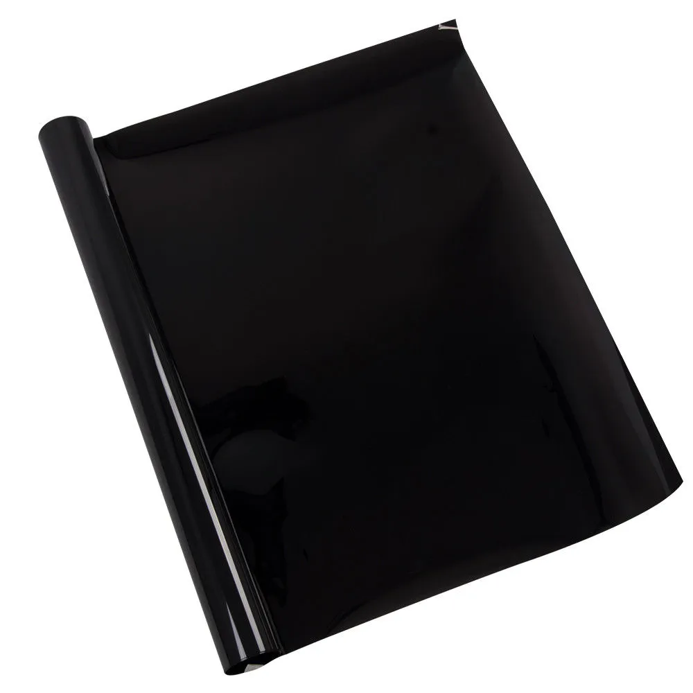 SUNICE Car Window Tint Film 10% VLT Black PET Solar Film 5m x 1.52m for ...