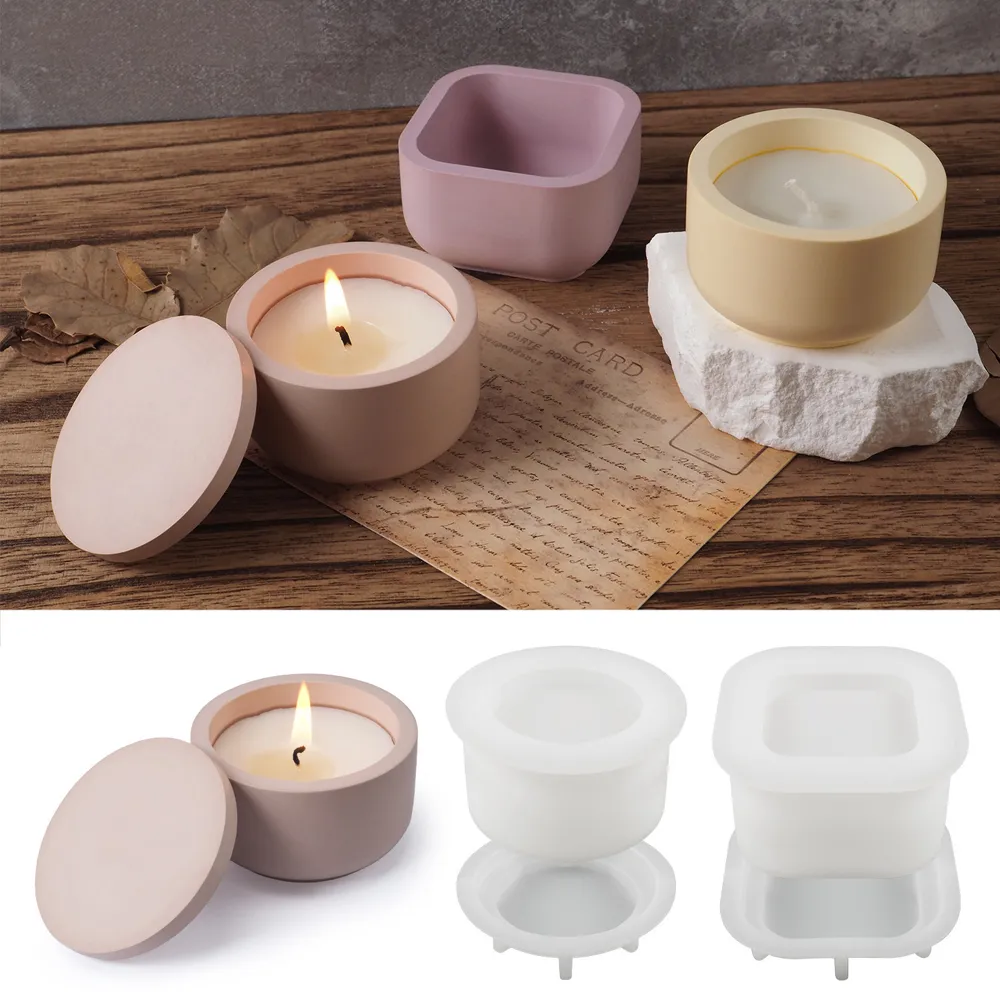 Multipurpose Silicone Mold for Candles, Jewelry Boxes, Flower Pots, and ...