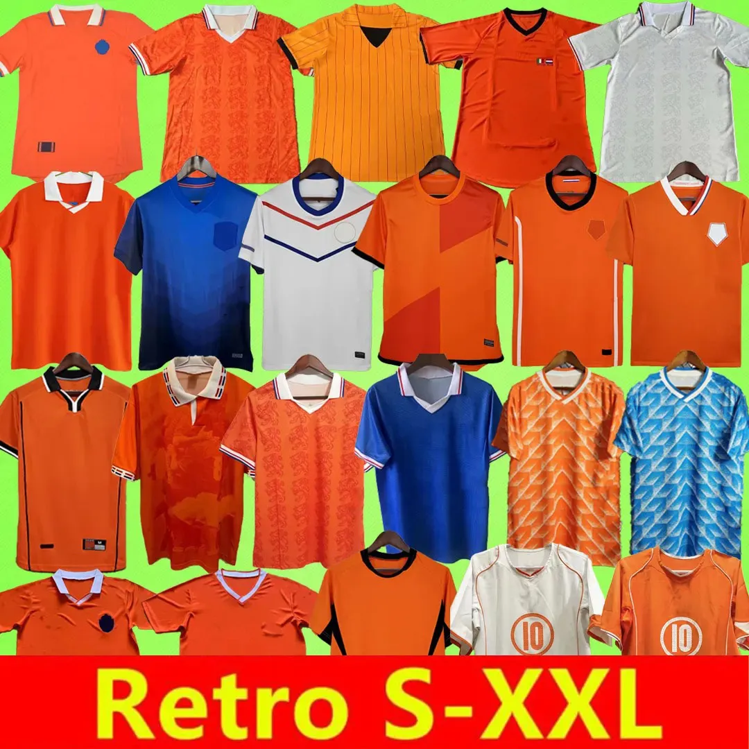 1996 2024 Retro Soccer Jerseys: Van Basten, Bergkamp, Gullit, Rijkaard ...