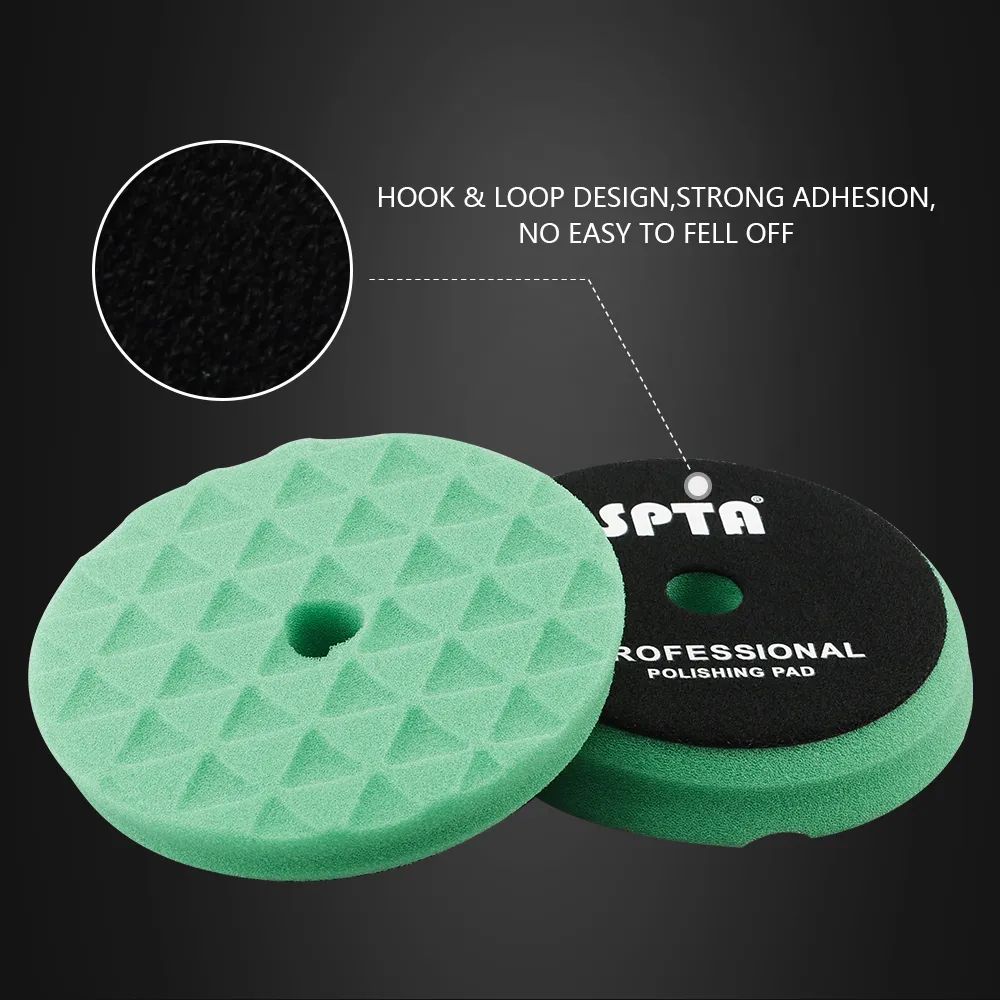 Bulk Pack SPTA 5 & 6 Beveled Triangle Car Buffing & Polishing Foam Pads ...