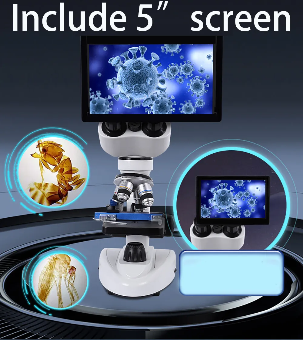2024 Digital Microscope, 30000X Magnification, Science Kit for Kids ...