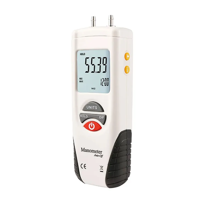 Digital Manometer LCD Differentialmessgerät: Genauer Luftdruckmesser ...