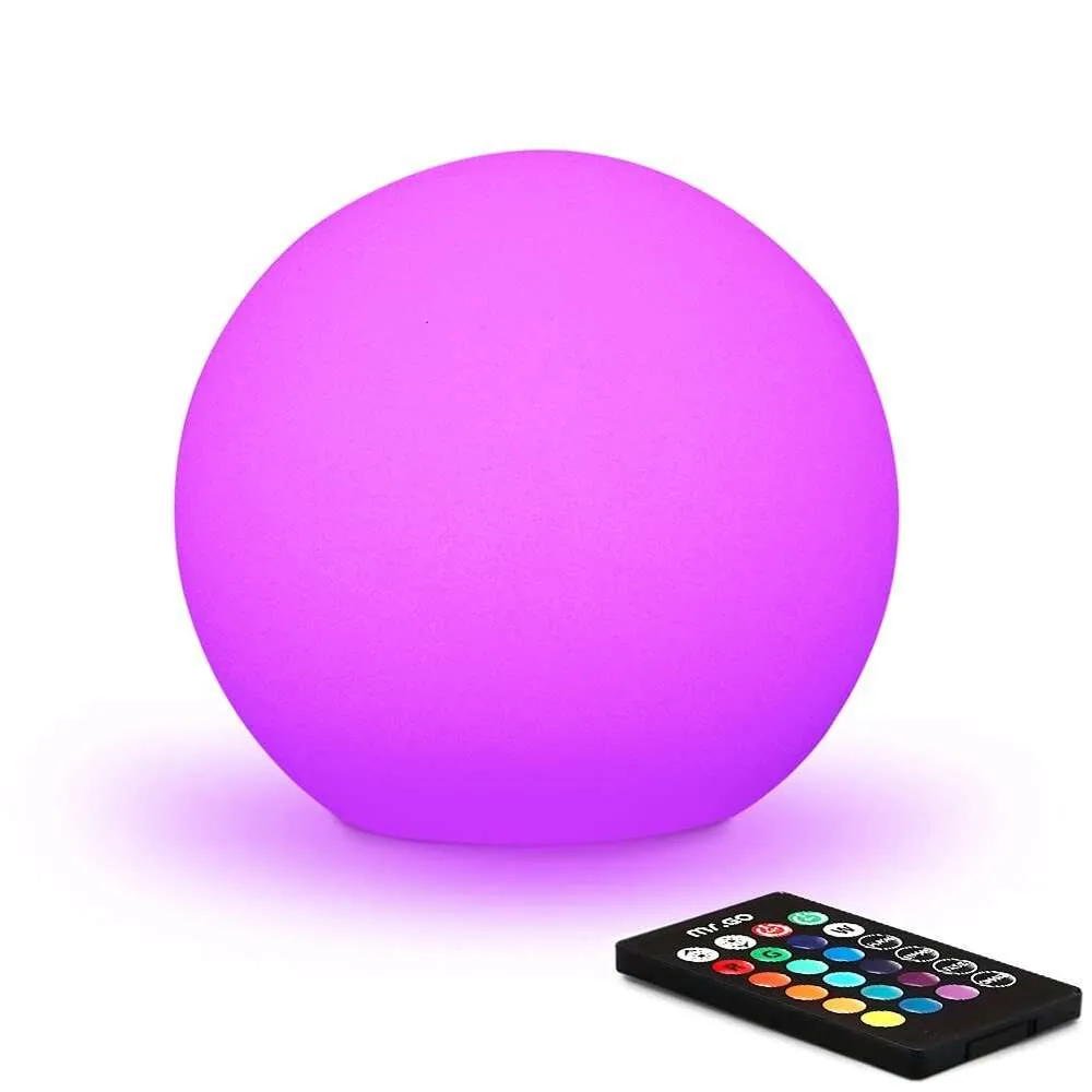 DHgate.com:6-inch (15cm) RGB Color-Changing LED Sphere w/Remote for ...