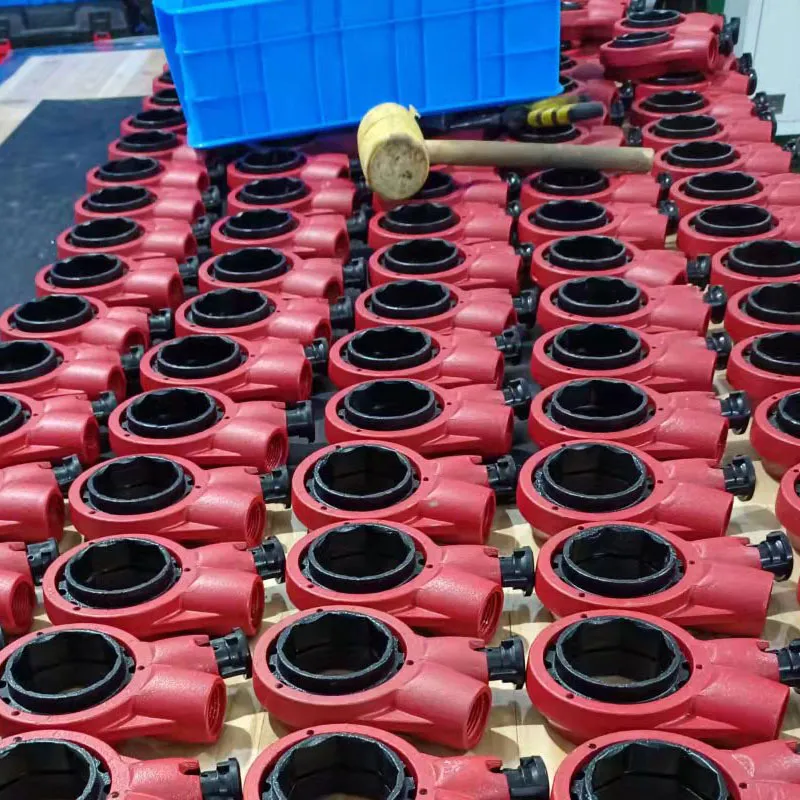 Galvanized Manual pipe threading machine for Twist and Die Taps - Ideal ...