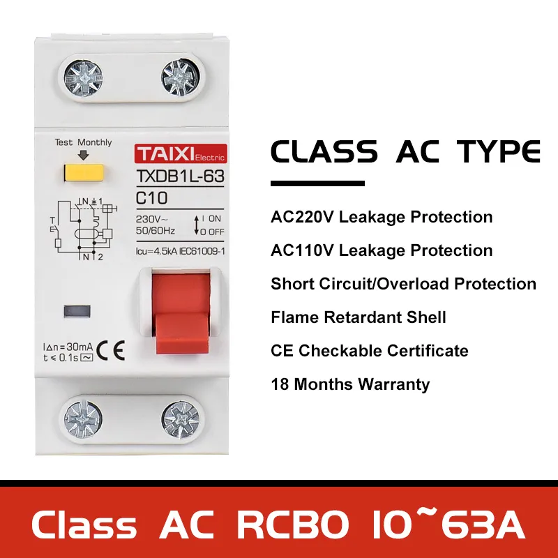 Advanced RCCB Circuit Breaker - Reliable Overload & Leakage Protection ...