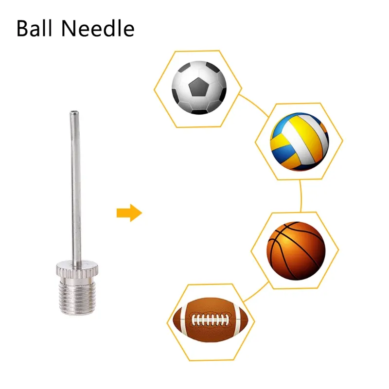 Ball Pump Needle Set Inflator Kit Needle Nozzle Adapter for Bike Tire ...
