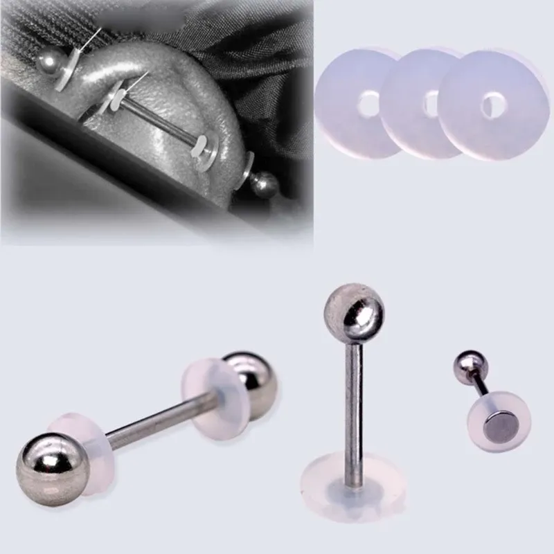 Clear Silicone Earring Back Pads Stabilizer Disc Stopper in 3/5/7/9 mm ...