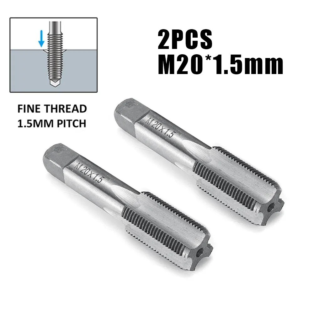 M20 x 1.5mm HSS Metric Taper Plug Hand Tap Drill Set for Right-Hand ...