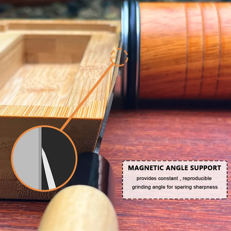 NEW 2023 Sharpening Stone Angle Rolling Knife Sharpener Whetstone ...