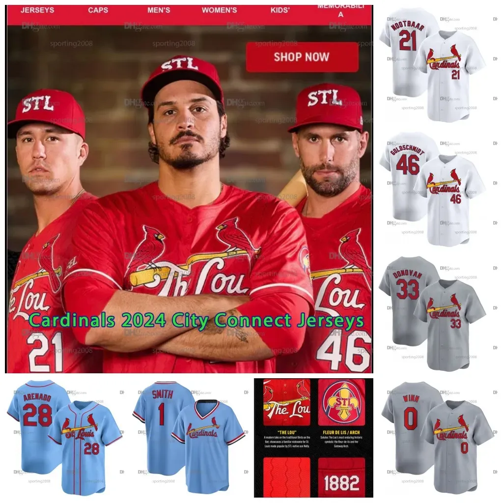 Masyn Winn The Lou 2024 City Connect Jersey Nolan Arenado Paul ...