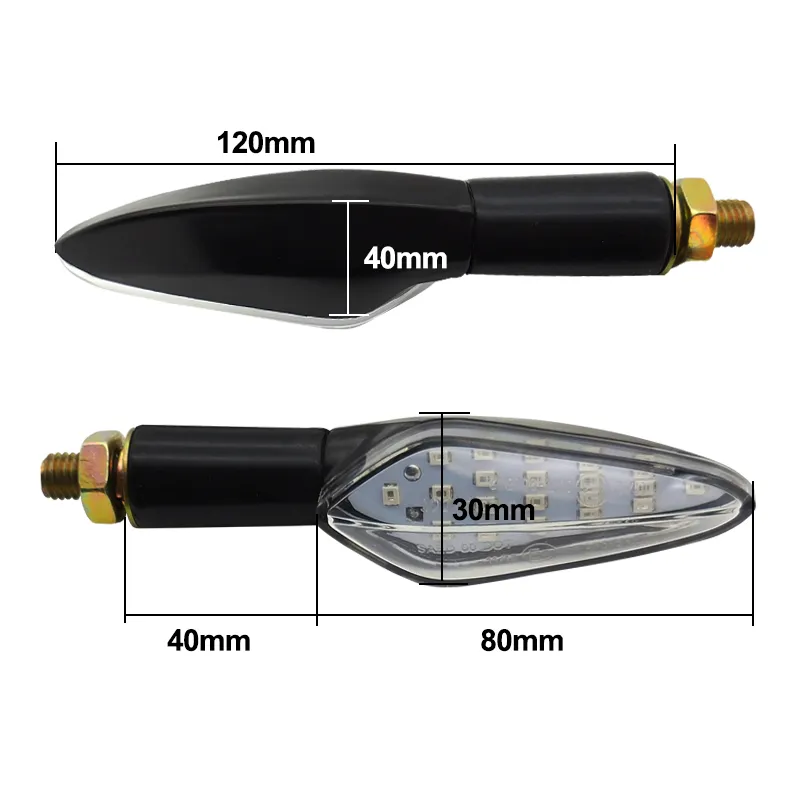 DHgate.com:Waterproof 20 LED Motorcycle Turn Signal Indicators Set of 2 ...
