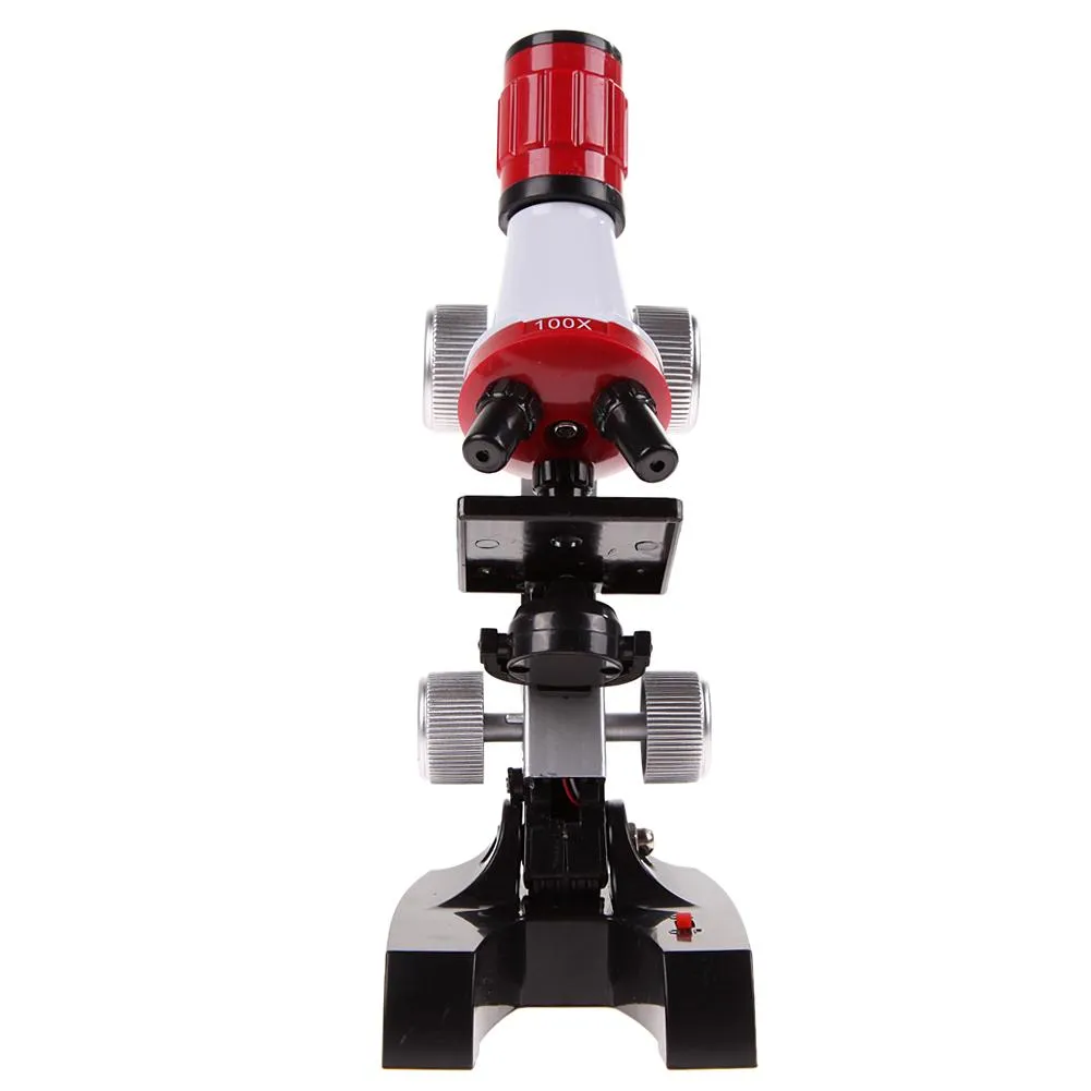 LED Kids Microscope Kit 100 1200X Magnification For Home, School, And ...