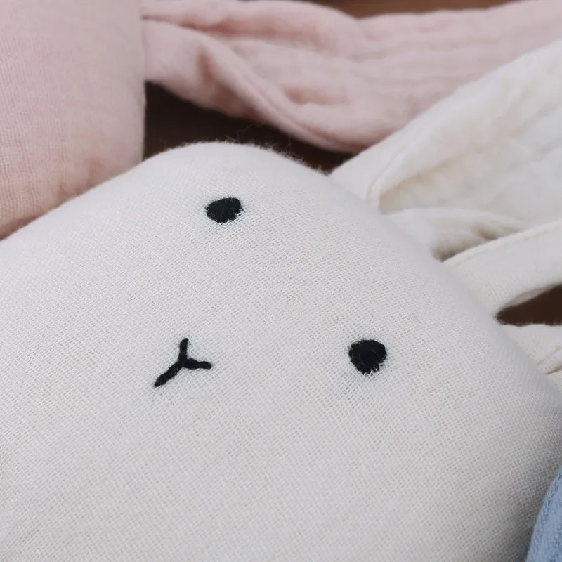 Handmade Baby Pacifier Clip with Bunny Pendant Silicone Chain Infant ...