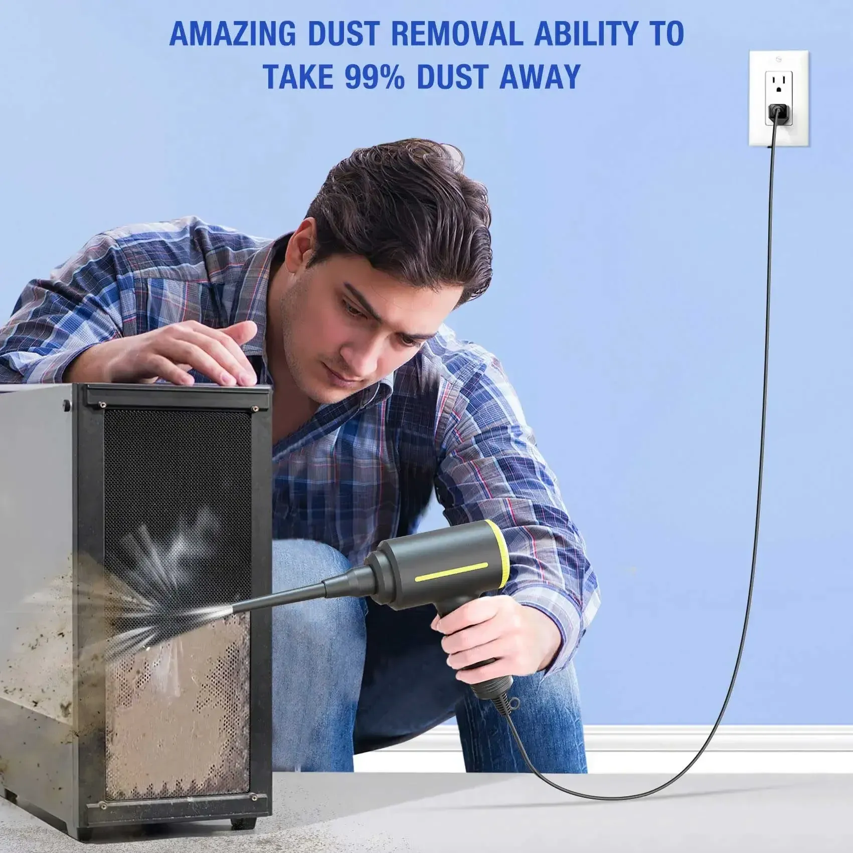 DHgate.com:2024 500W Electric Air Duster Blower for Computer Cleaning ...