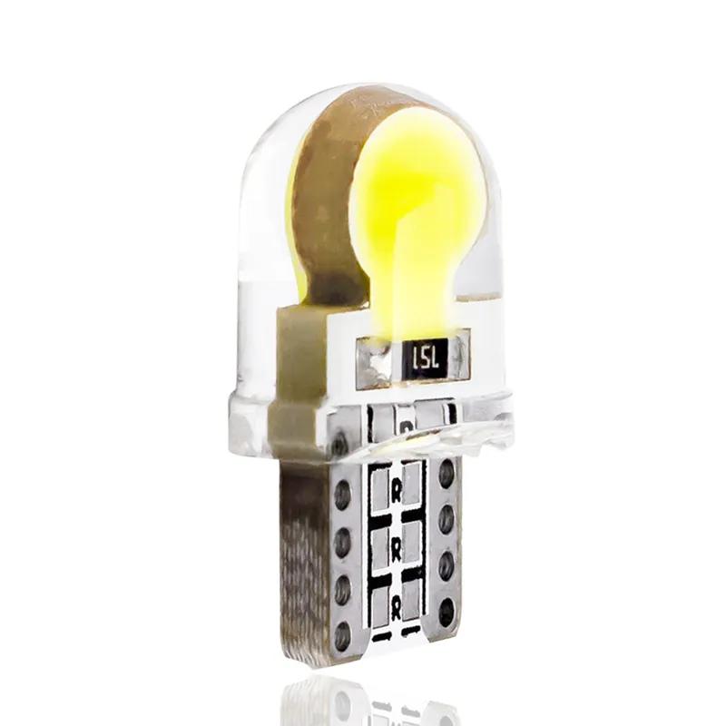 T10 LED 194 Car Light Bulb W5W LED 168 COB Silica Gel Auto Interior ...