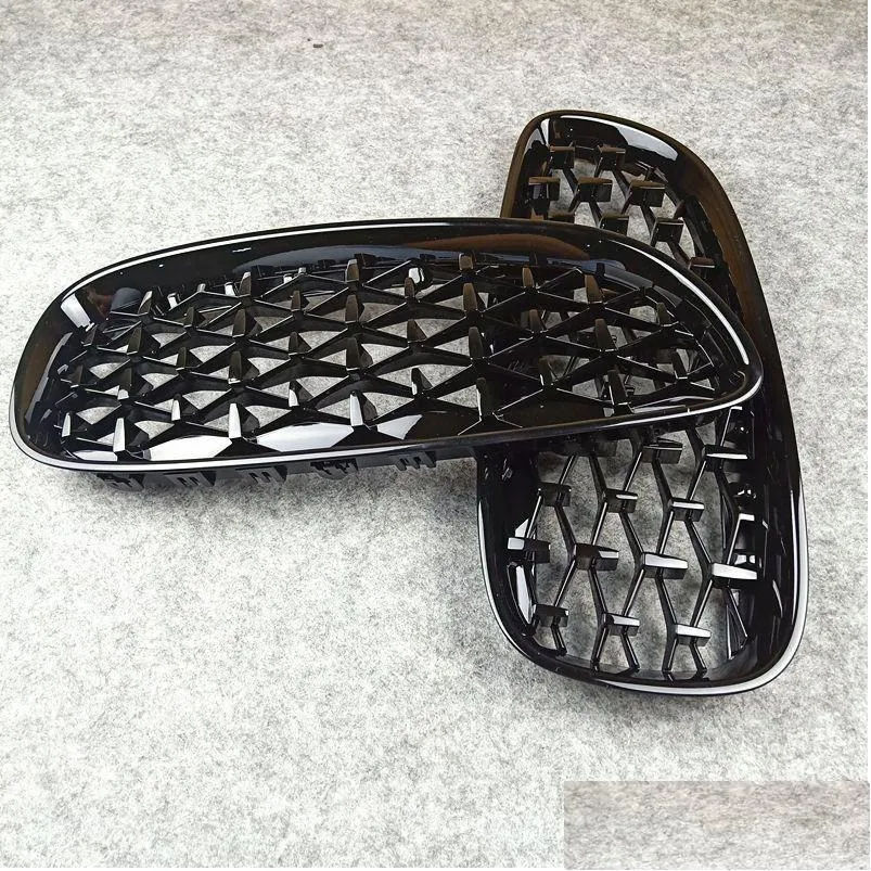 Gloss Black Kidney Grilles - BMW Z4 E89 - High Quality ABS, Front ...