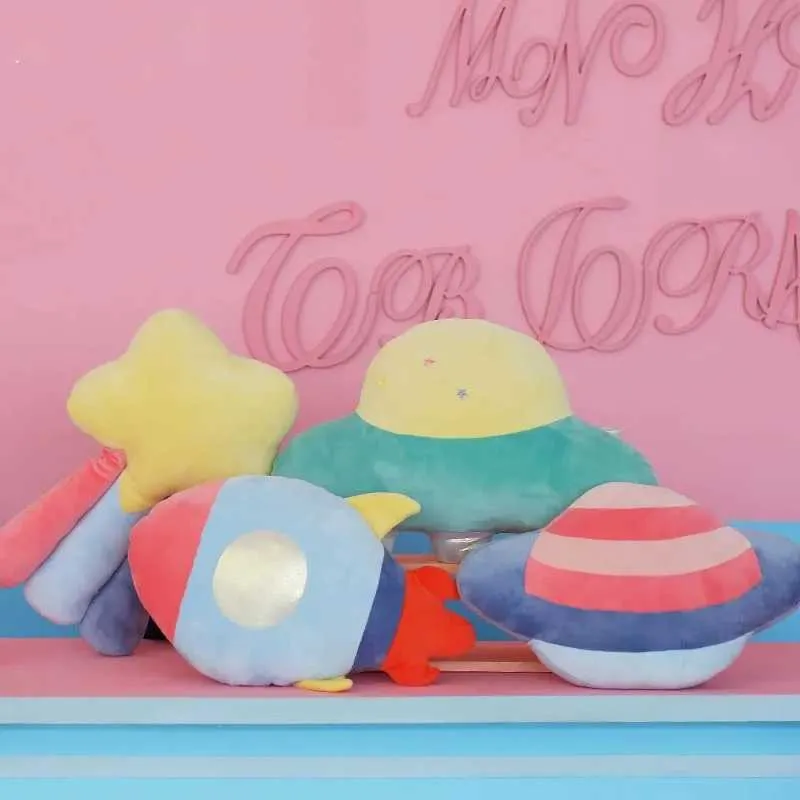 space rocket cushion