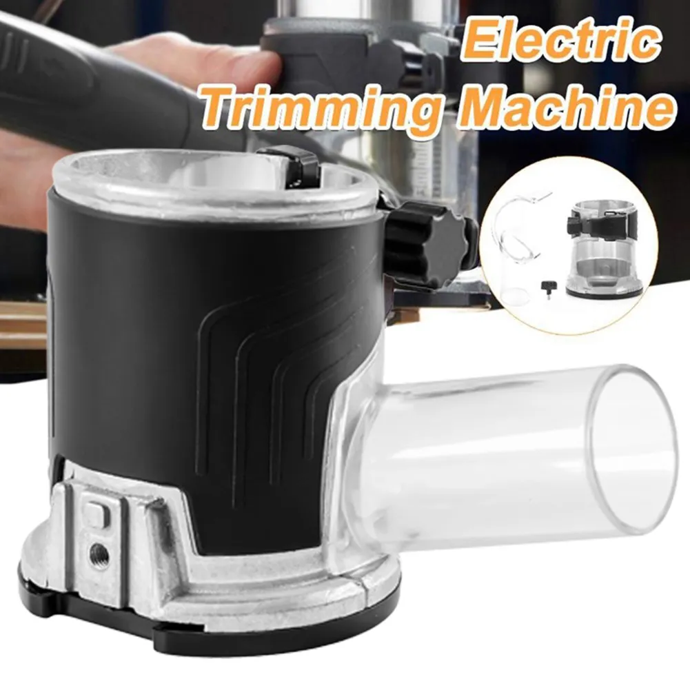 Router Planer Base with Plunge Feature and Rubber Sleeve, Trimming Wood ...