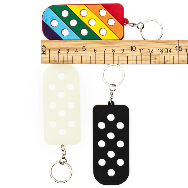 Black PVC Pvc Keychain With Hole For Shoes Colorful... From Ddmyfriend ...