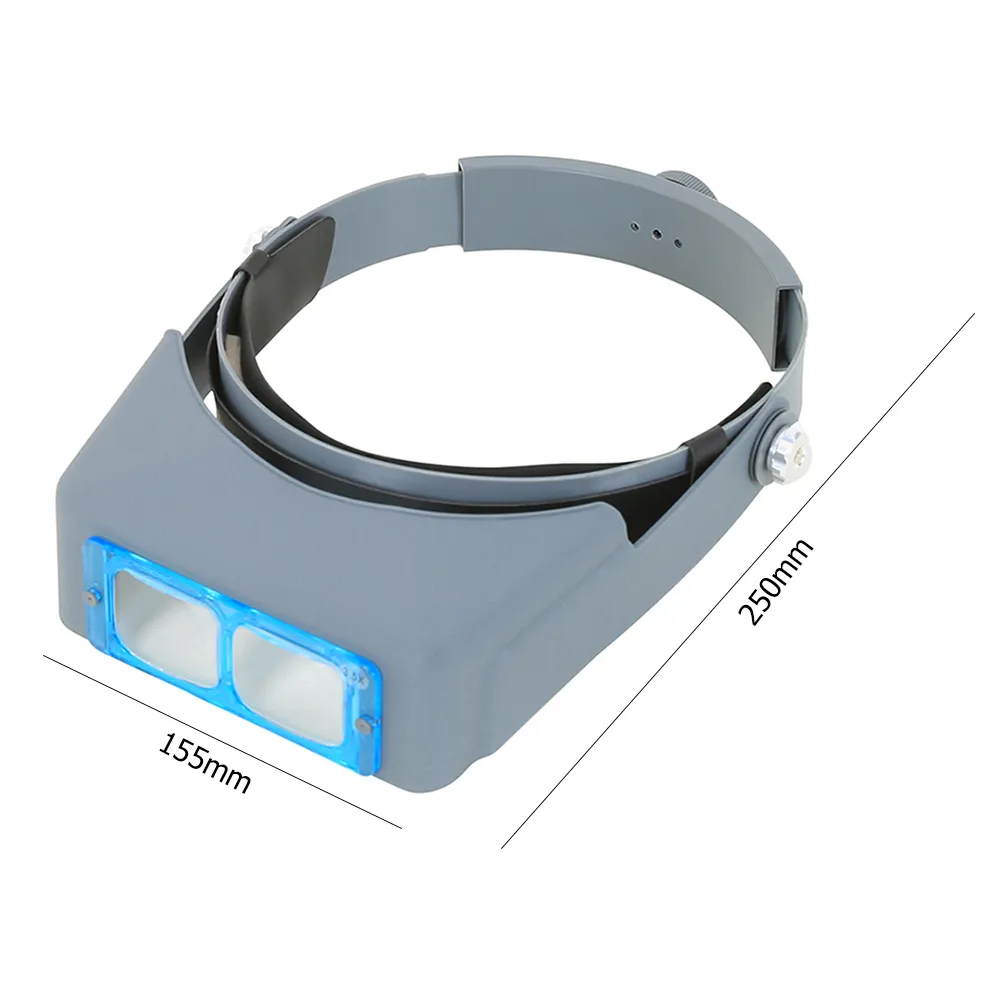 Hands-Free Magnifying Headband: Adjustable, Lightweight Head Mount ...