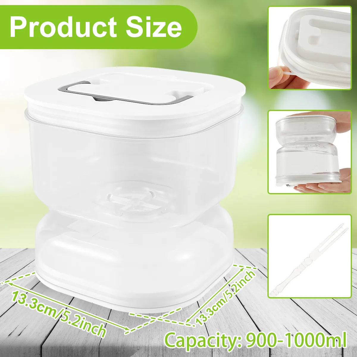 DHgate.com:Glass Hourglass Pickle Jar with Fork, Olive Cucumber ...