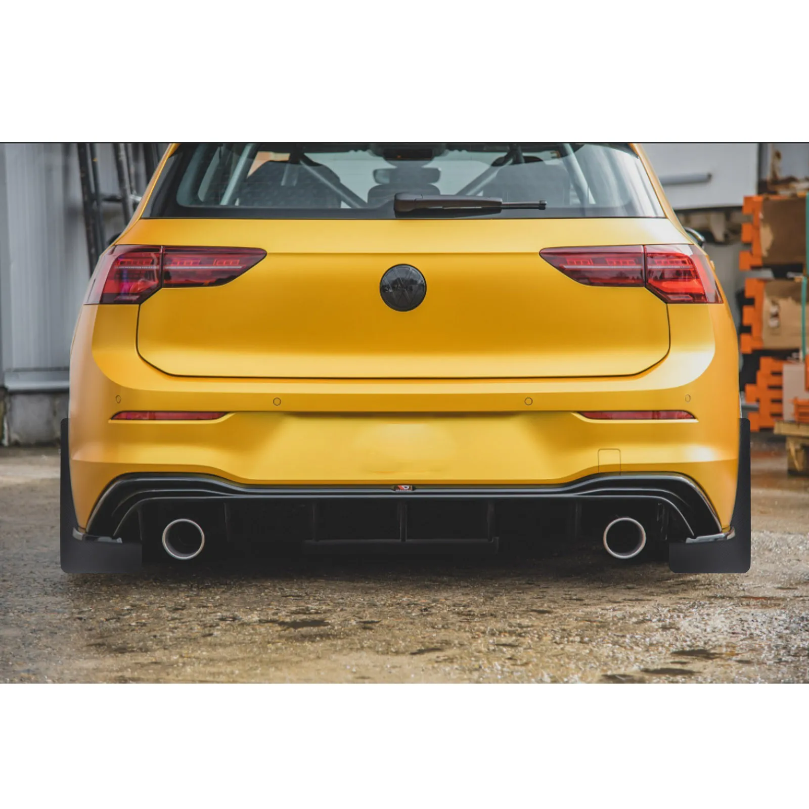 Car Mudflaps: VW Golf MK2 MK8 Mud Flaps Splash Guards GTI, GTD, R, R32 ...