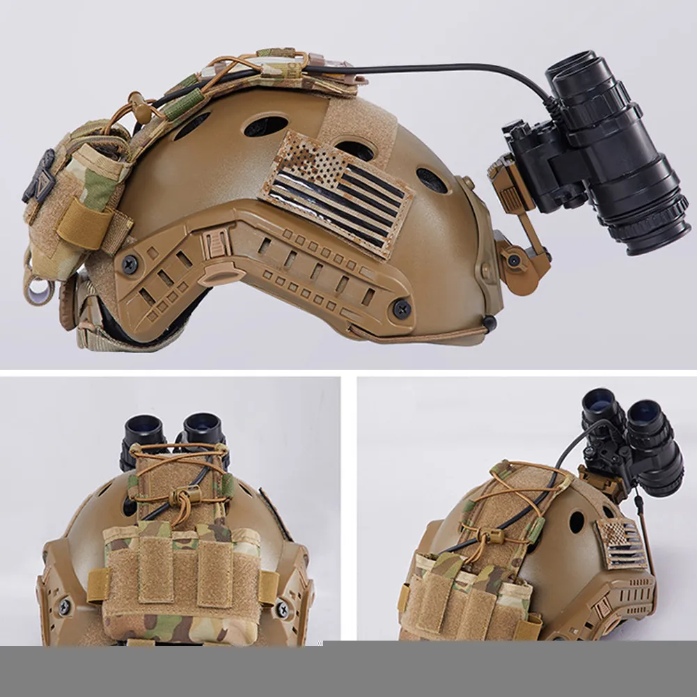 MK2 Tactical Pouch Battery Case For Helmet Airsoft Hunting Camo Battery ...