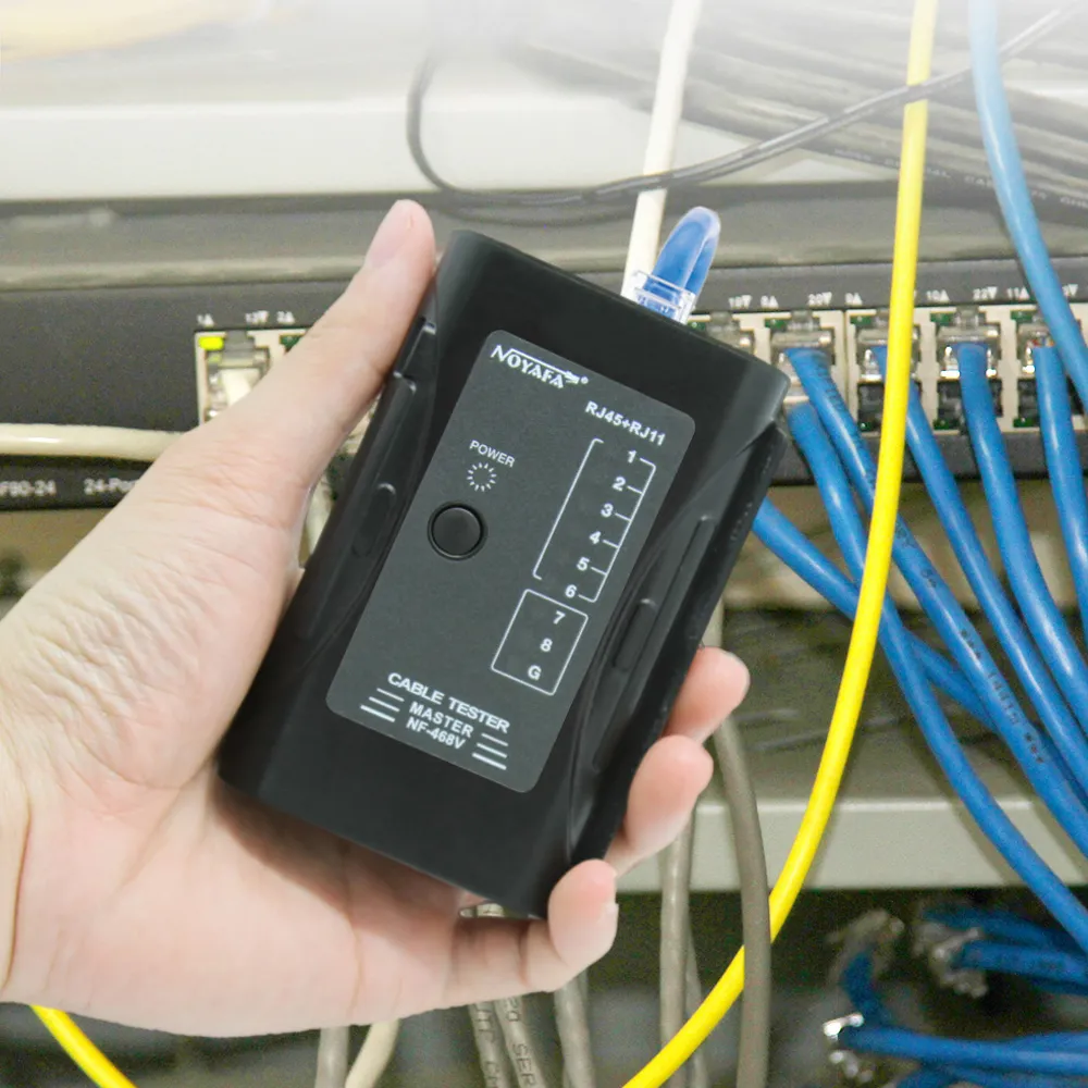 Wholesale NOYAFA NF 468V Network Cable Tester RJ45/RJ11/RJ12/CAT5/CAT6 ...