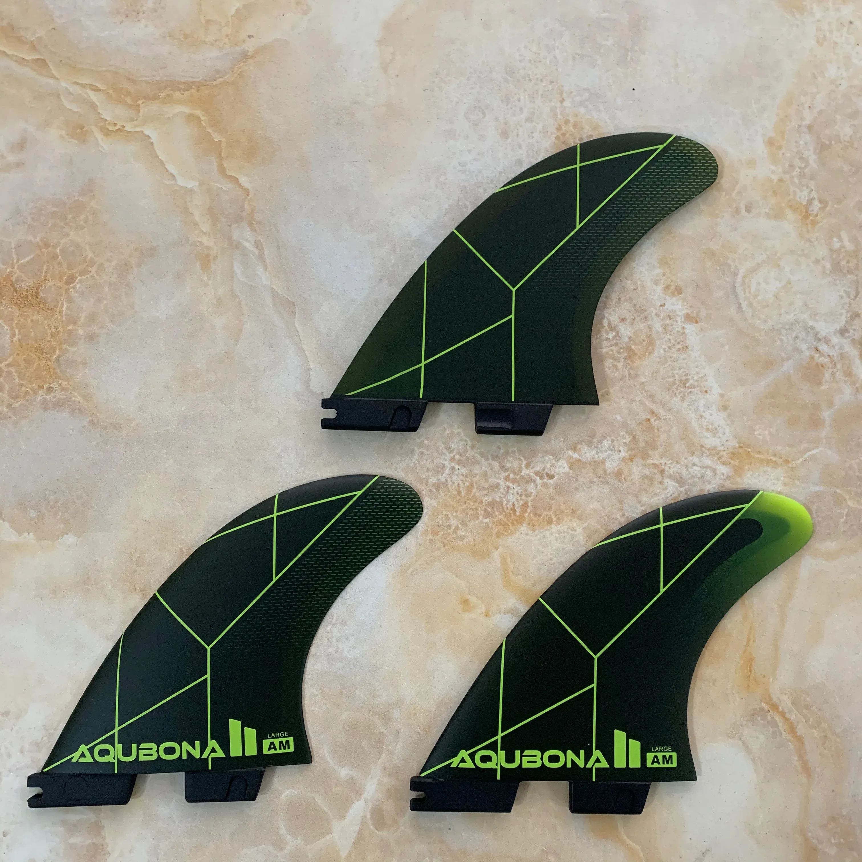 AQUBONA G6 Fiberglass Longboard Shortboard Funboard Surfboard Tri Fin ...
