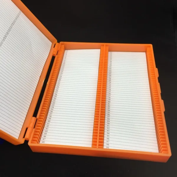 DHgate.com:Lab ABS Plastic Microscope Slide Storage Box - 100 Pcs ...