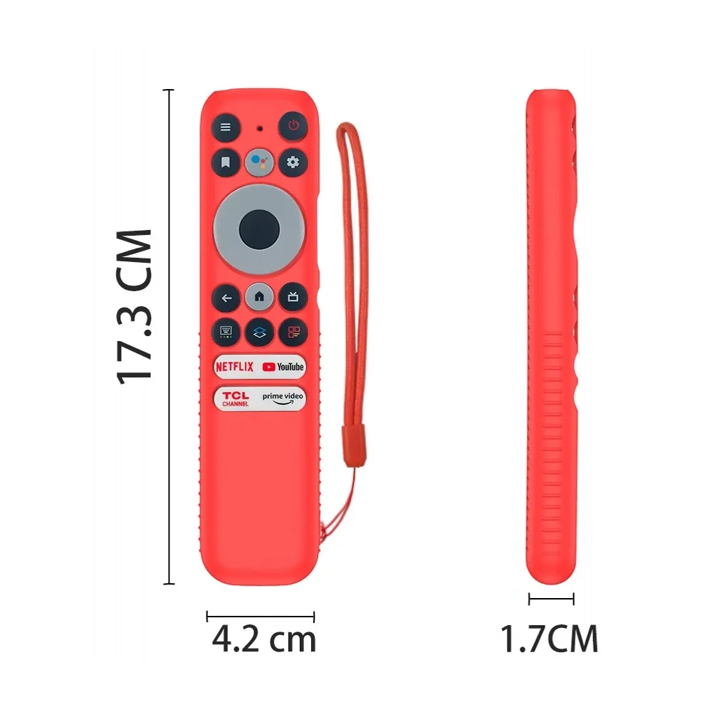 Silicone Protective Sleeve for TCL RC902N FMR1 TV Remote Control with ...