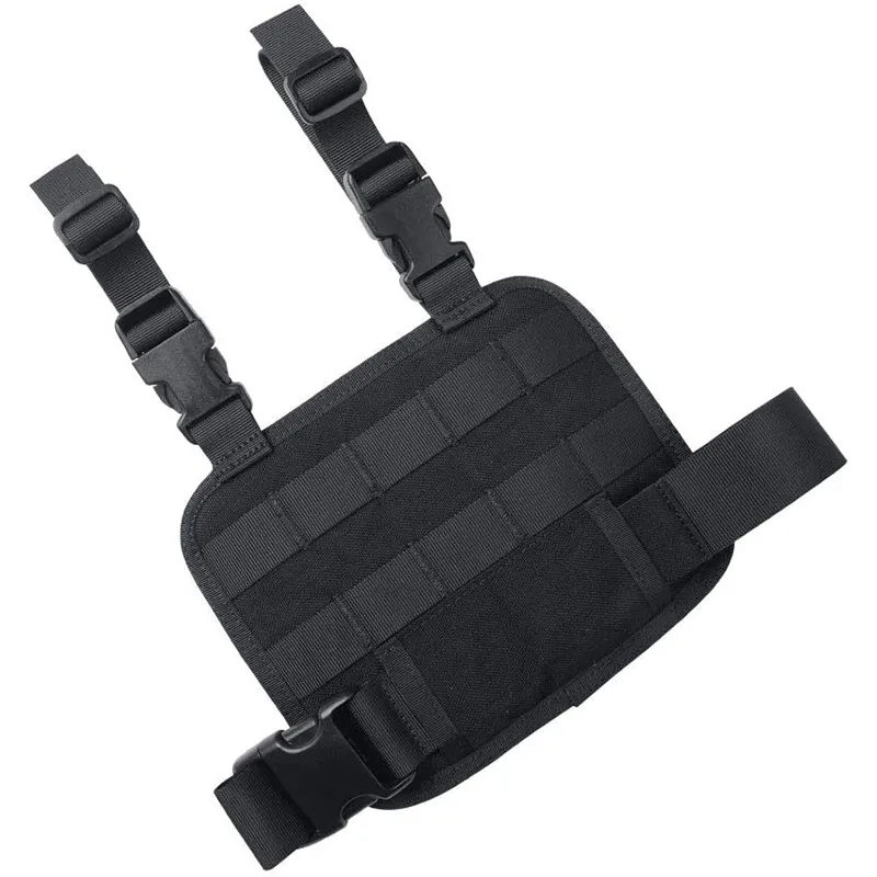 Tactical MOLLE Drop Leg Platform for Guns Pistol Mag Holster Pouch ...