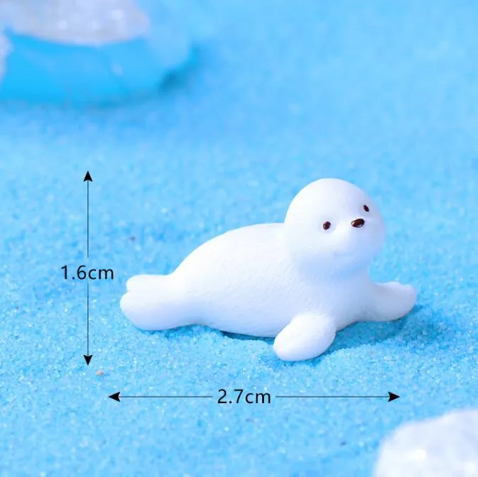 Realistic Penguin Figurines Ceramic Miniature Ocean Animal Models for ...