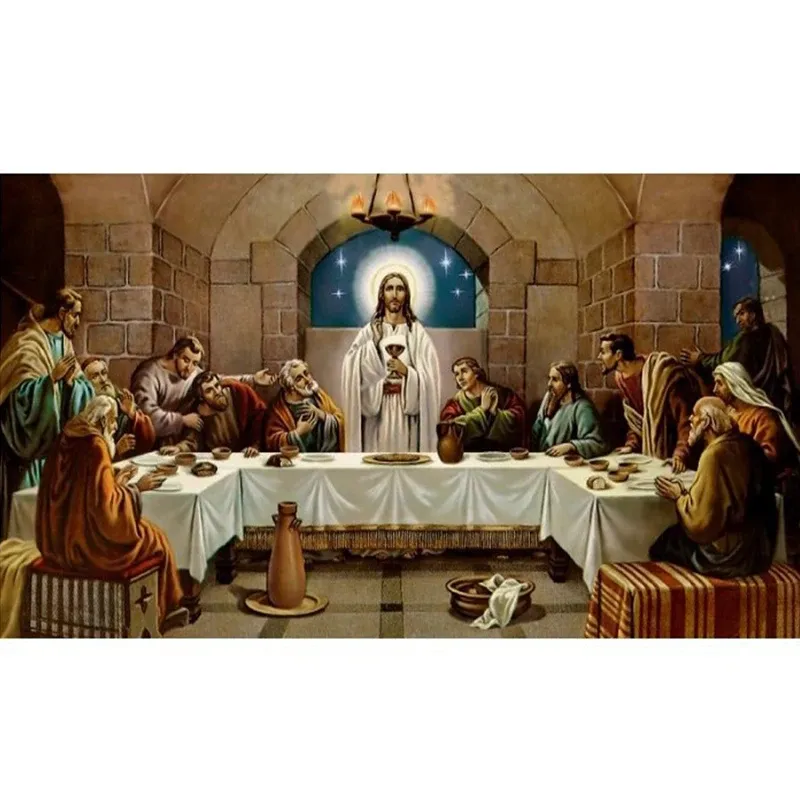 DIY 5D Full Amazon Religious Diamond Painting Kit The Last Supper ...