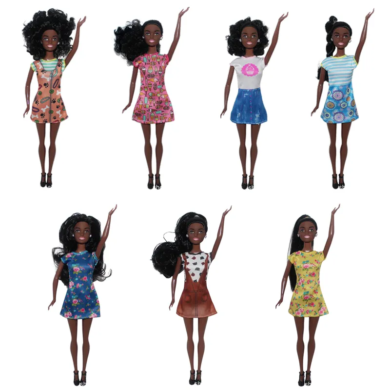 12 Inch Doll House: Posable 30cm Baby Doll Black Hair, Moveable Joints ...