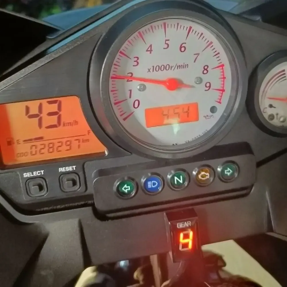 YAMAHA FZS600 FAZER Motorcycle LED Gear Speed Meter Indicator 1-6 Level ...