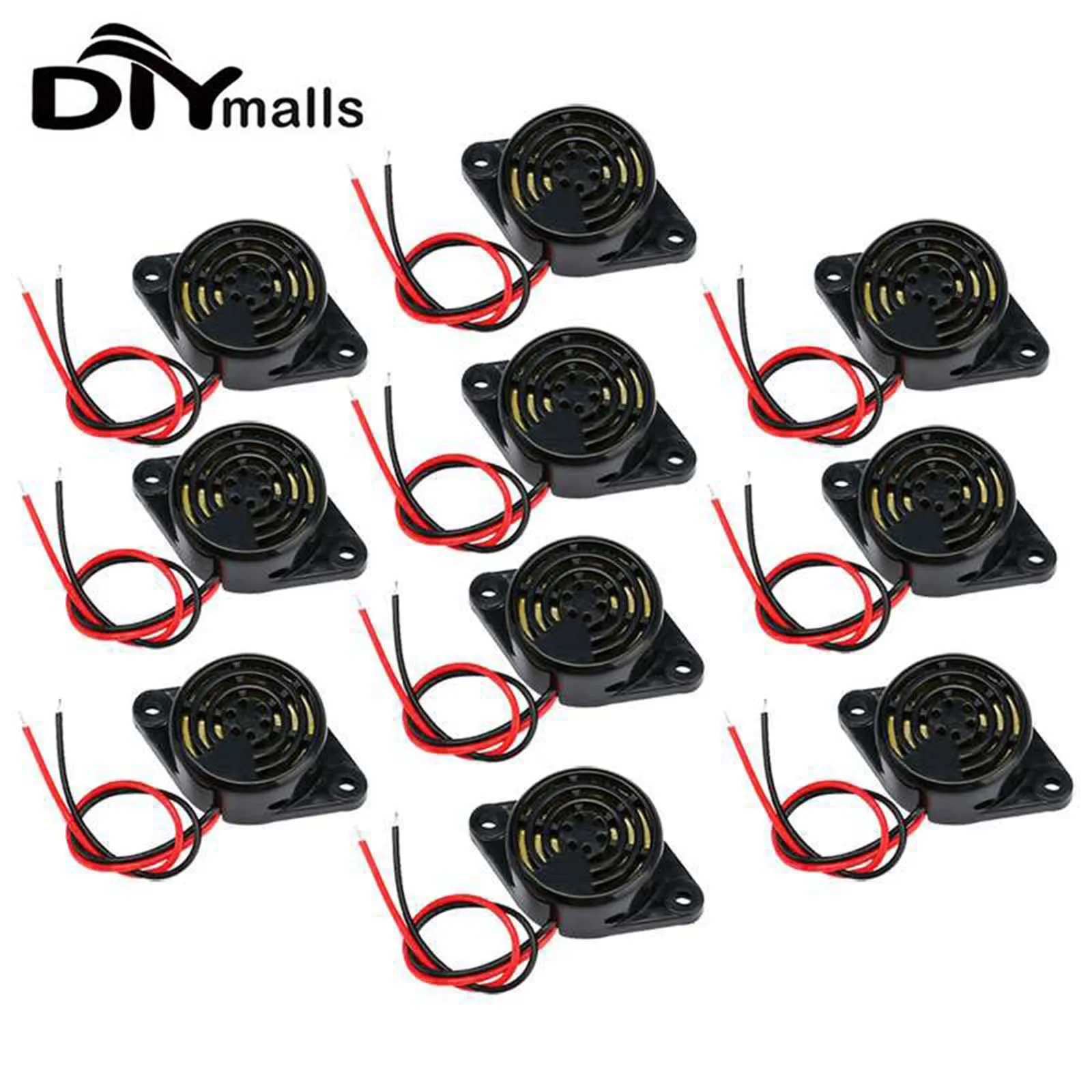 DHgate.com:SFM-27 95dB DC 3-24V High-Decibel Piezo Buzzer, Continuous ...