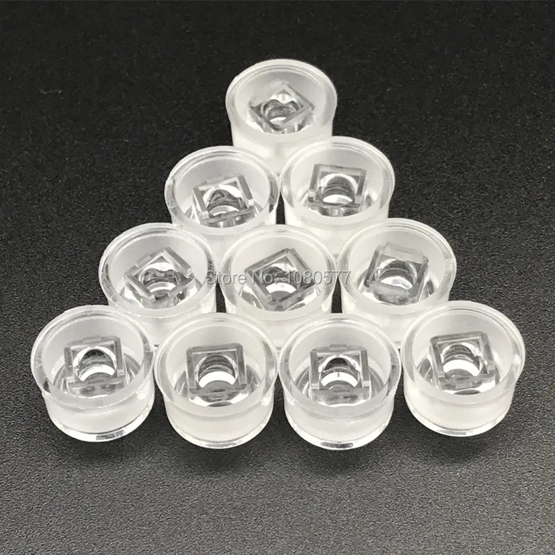 13mm CREE LED Lens 30 Degree Optical PMMA Lenses Holder SMD 5050 XML ...