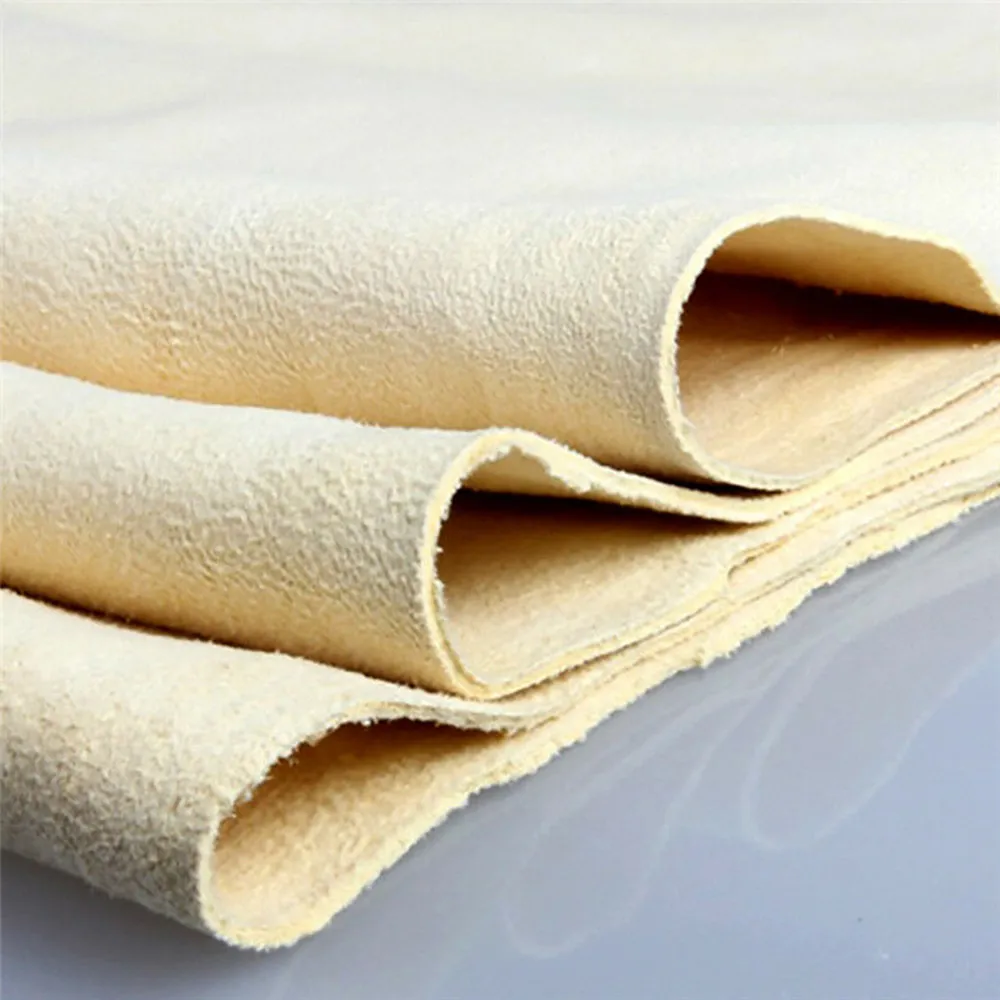 DHgate.com:Natural Suede Leather Cleaning Cloth - 40x30cm, Absorbent ...