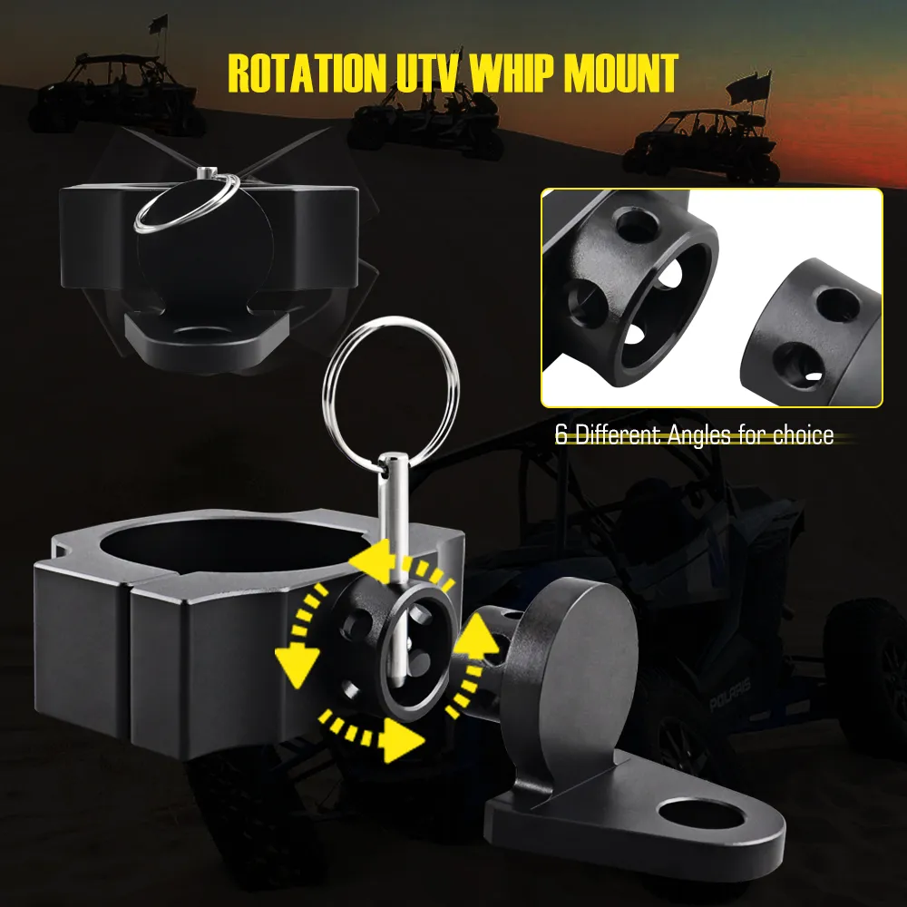Offroad Tube Roll Bar Mount With Whip, LED Flag Light Lhsaa Football ...