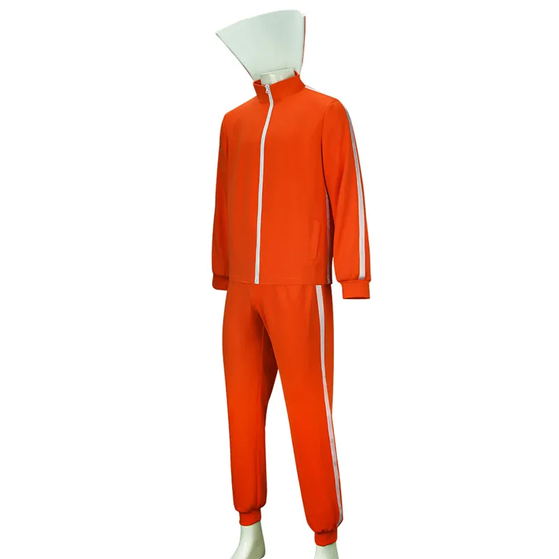 orange vector suit