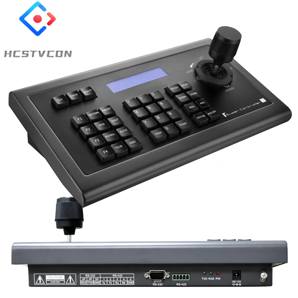 PTZ Control Camera Joystick: RS232/422 Keyboard Controller For Live ...
