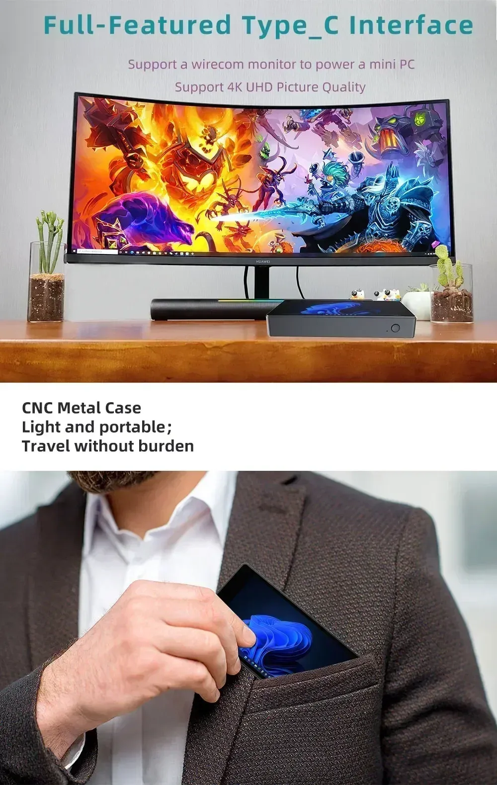 DHgate.com:JX2 N5105 Pocket PC: MINI, WiFi6, BT5.2, Windows 11, DDR4, M ...