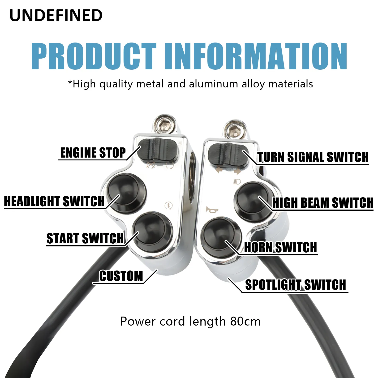 DHgate.com:1"25mm Motorcycle Handlebar Control Switch for Harley ...